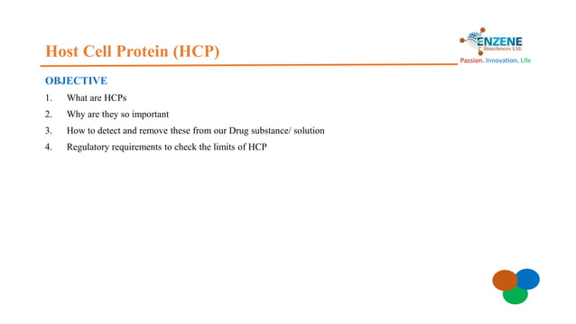 Host Cell Proteins | PPTX | Infectious Diseases | Diseases and Conditions