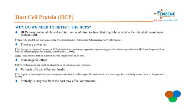 Host Cell Proteins | PPTX | Infectious Diseases | Diseases and Conditions