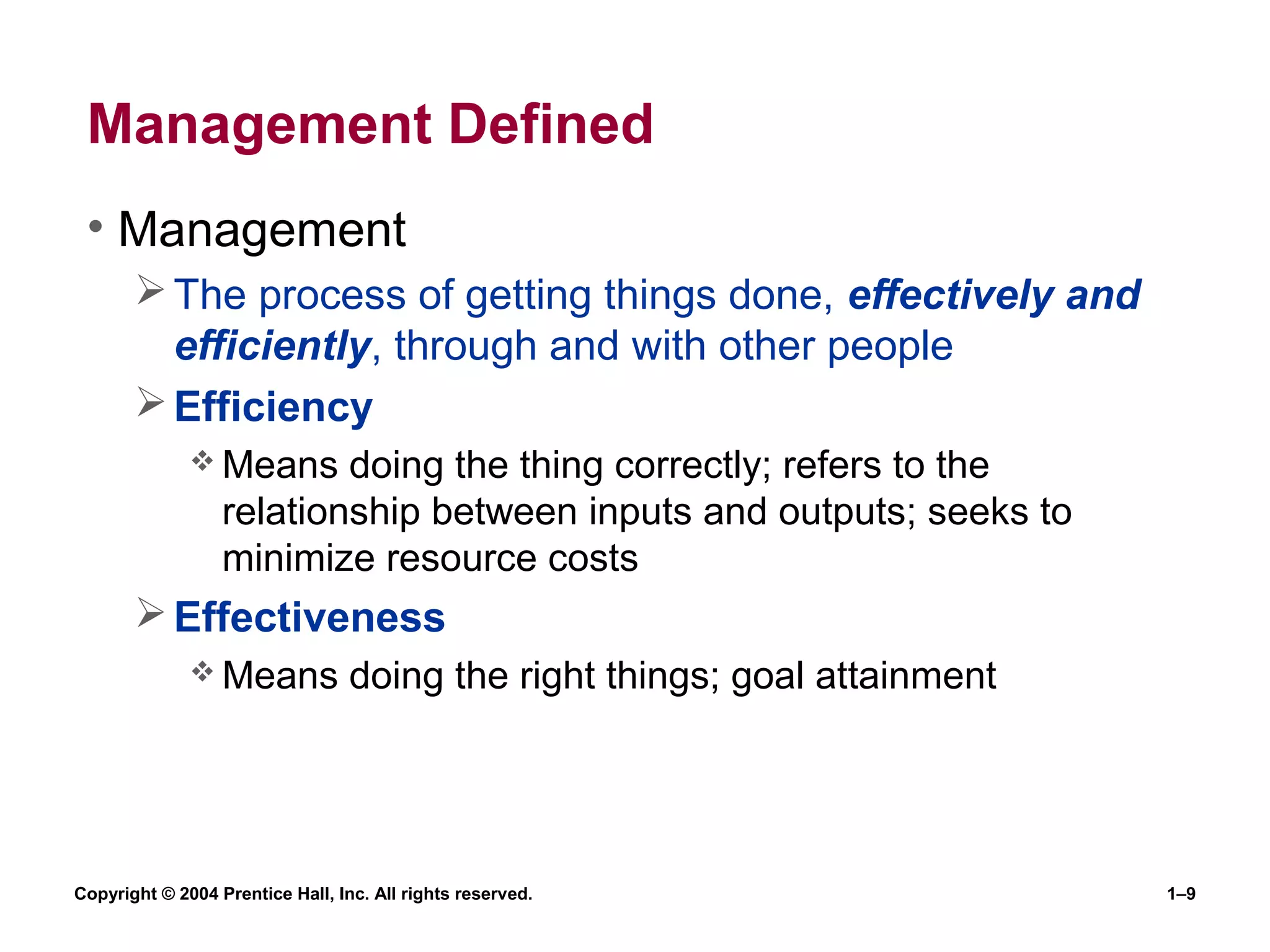 1. fundamental of management | PPT