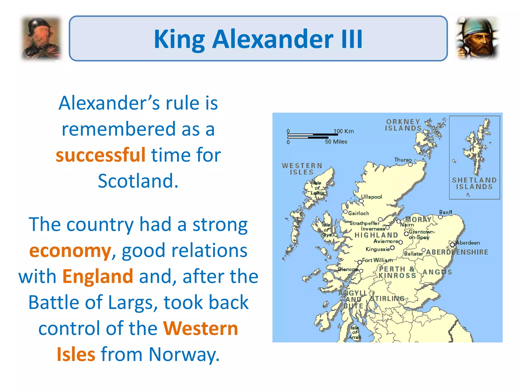 Scottish Wars of Independence - king alexander iii | PPTX