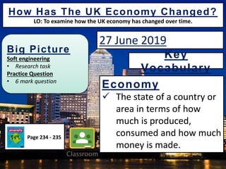 1. the changing uk economy | PPTX