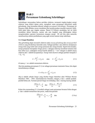 1. persamaan schrodinger | PDF