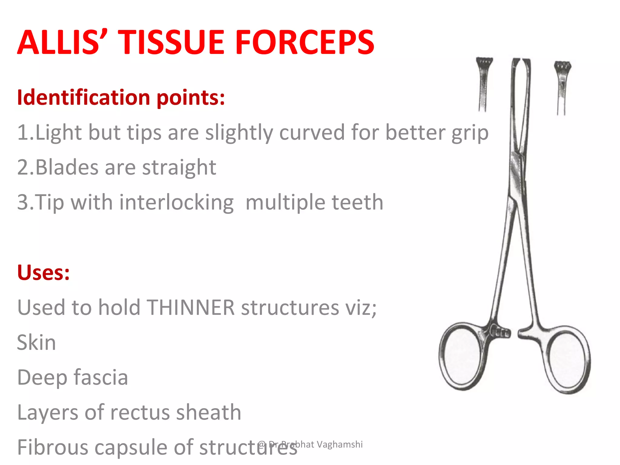 Instrument used for Dissection | PPT
