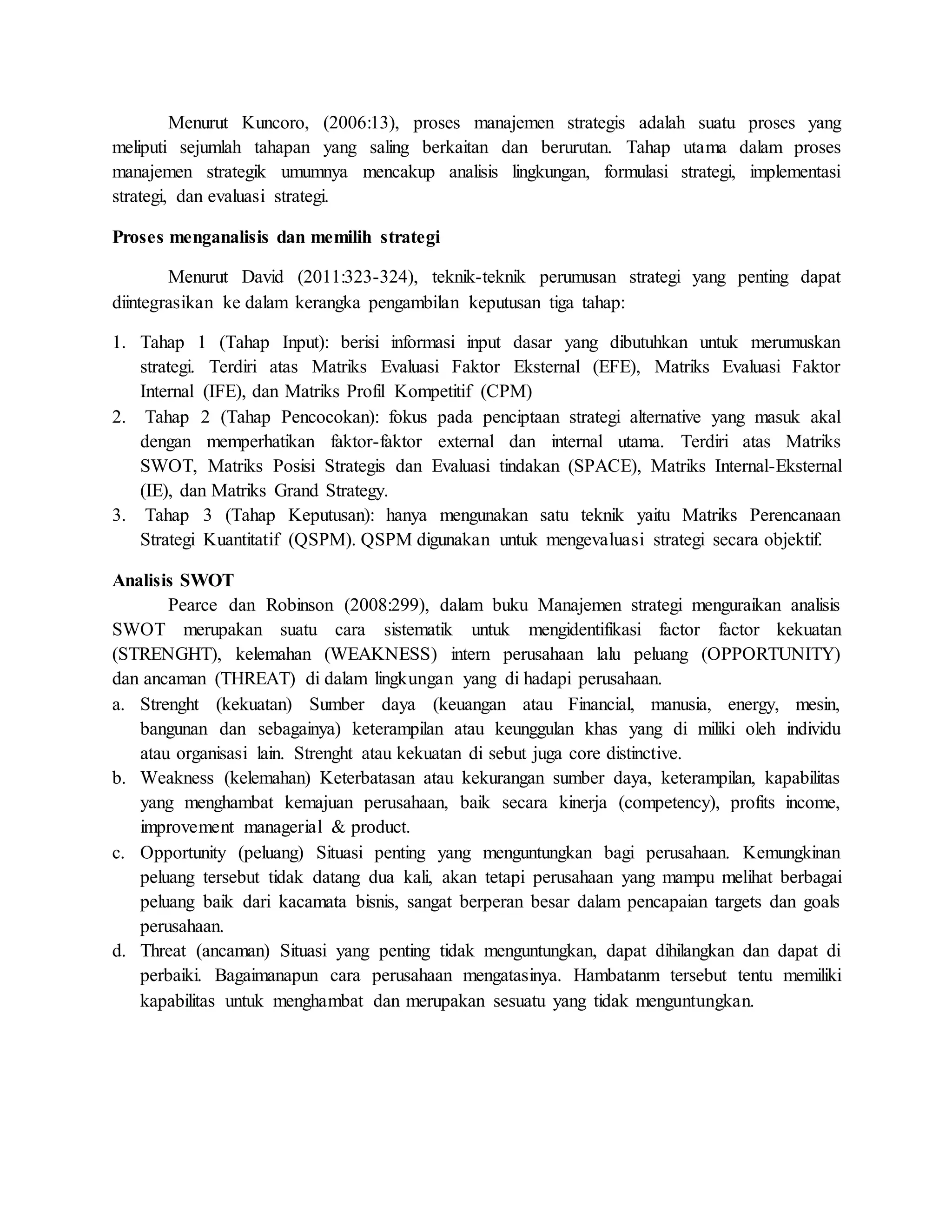 Strategic Management; Overview of Strategic Management. Universitas ...
