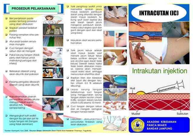 1. leaflet intra cutan (ic) | PPT