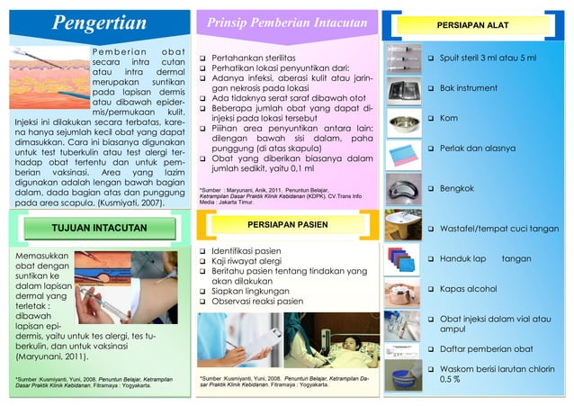 1. leaflet intra cutan (ic) | PPT