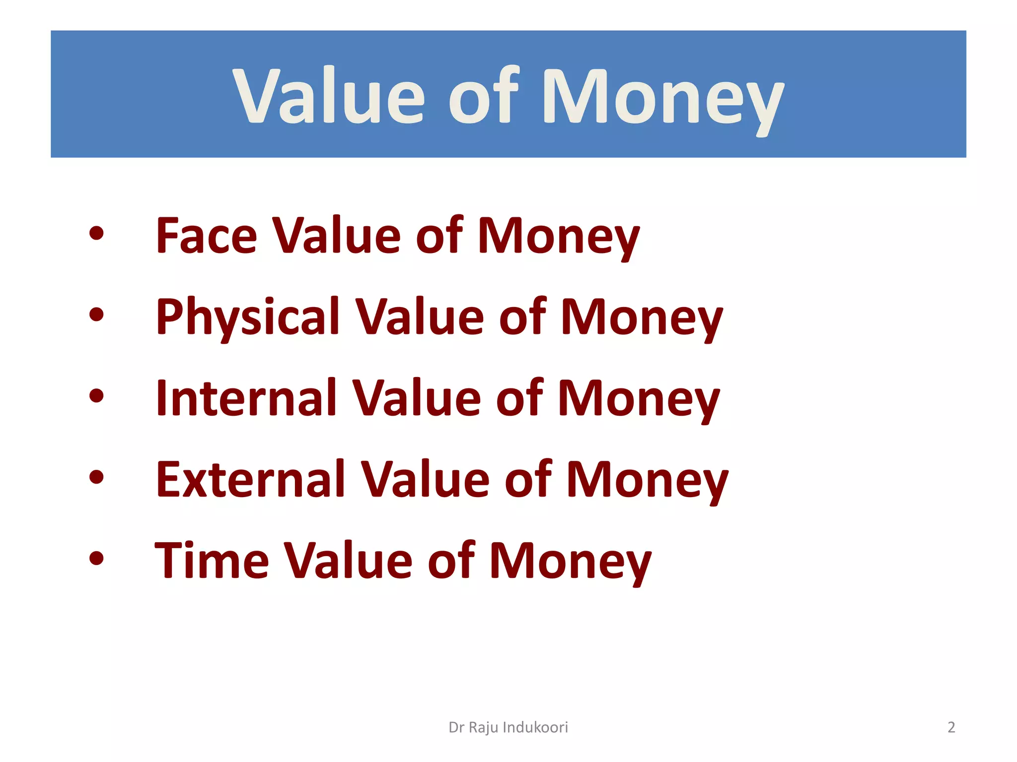 Time Value of Money | PPTX