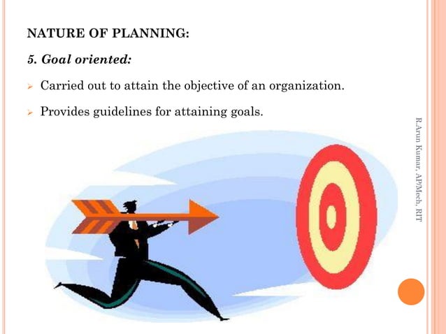 Nature and purpose of planning | PDF