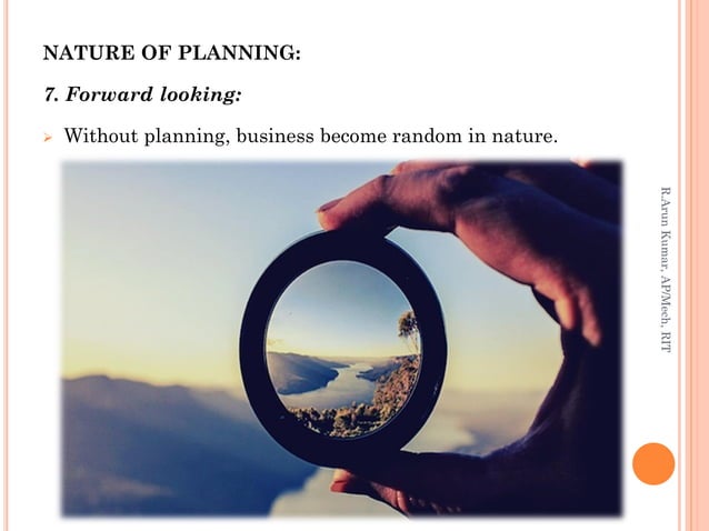 Nature and purpose of planning | PDF
