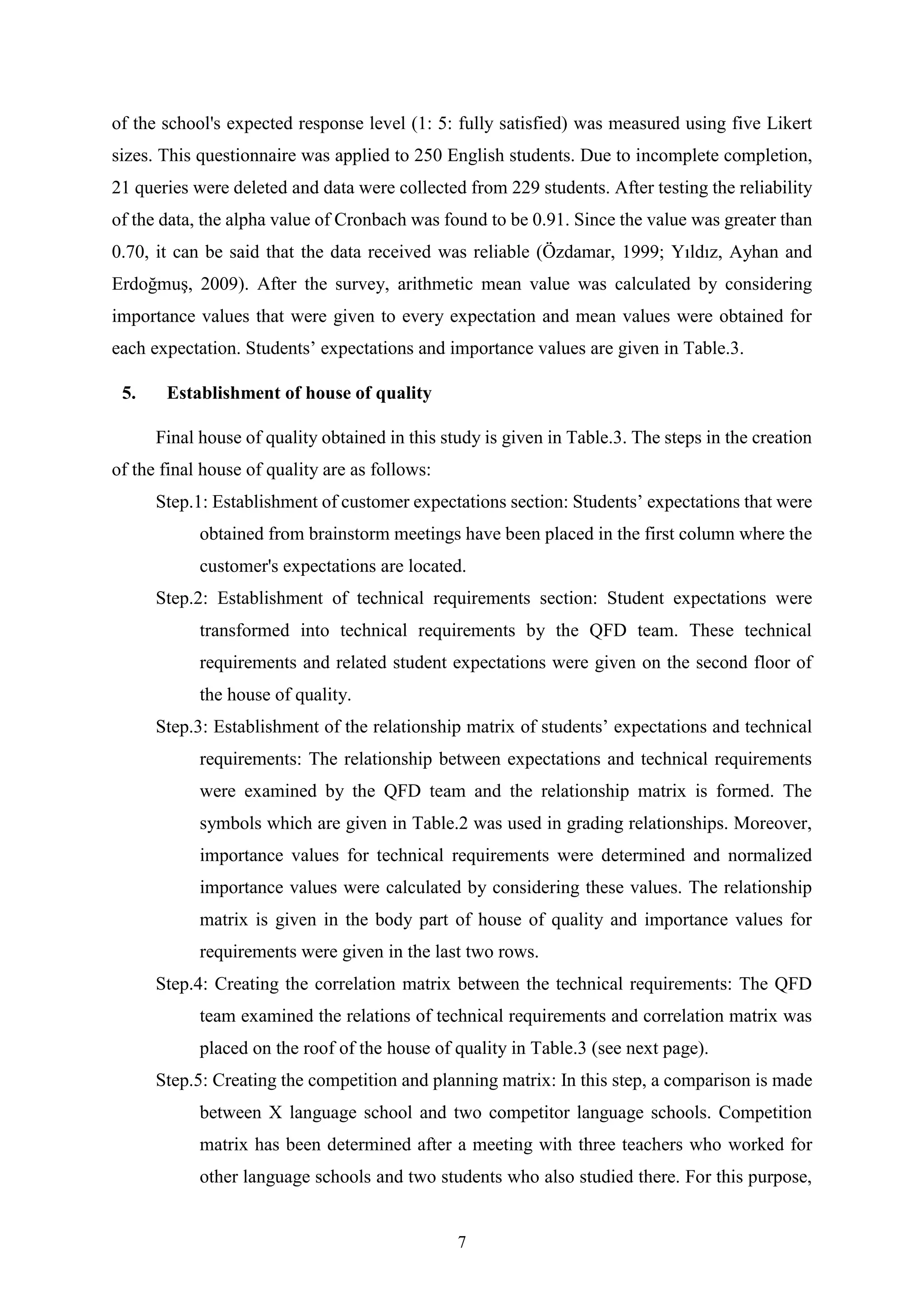 TQM-diagram house of quality | PDF
