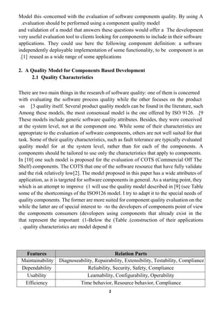 A New Model for Study of Quality Attributes to Components Based ...