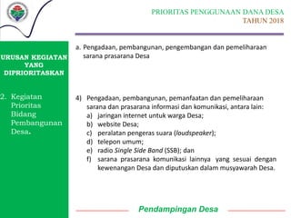 PRIORITAS DANA DESA 2019 | PPTX