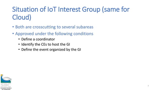 SBC Thematic Groups Organisation | PPT