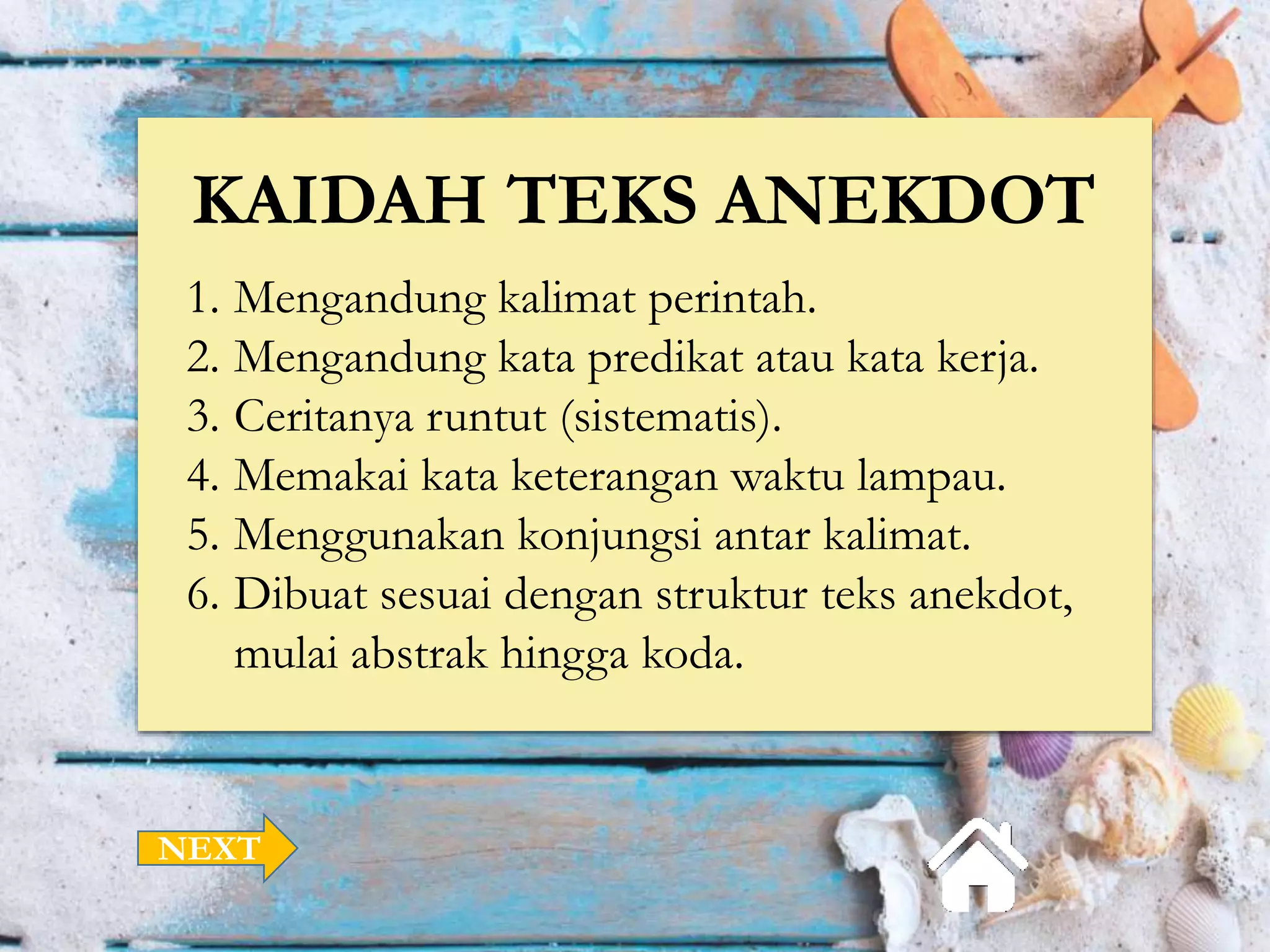 PPT TEKS ANEKDOT SMA KELAS X | PPTX
