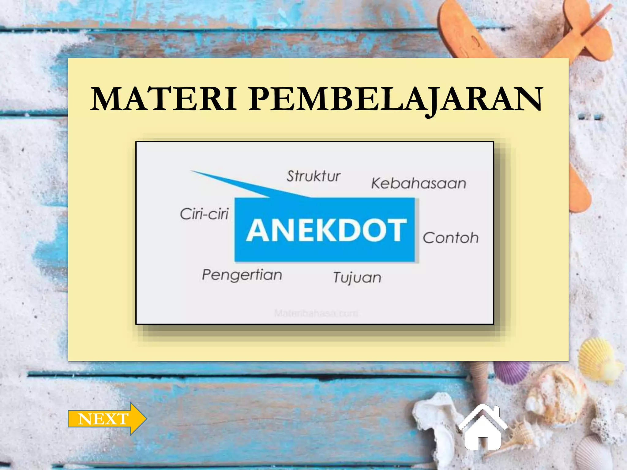 PPT TEKS ANEKDOT SMA KELAS X | PPTX