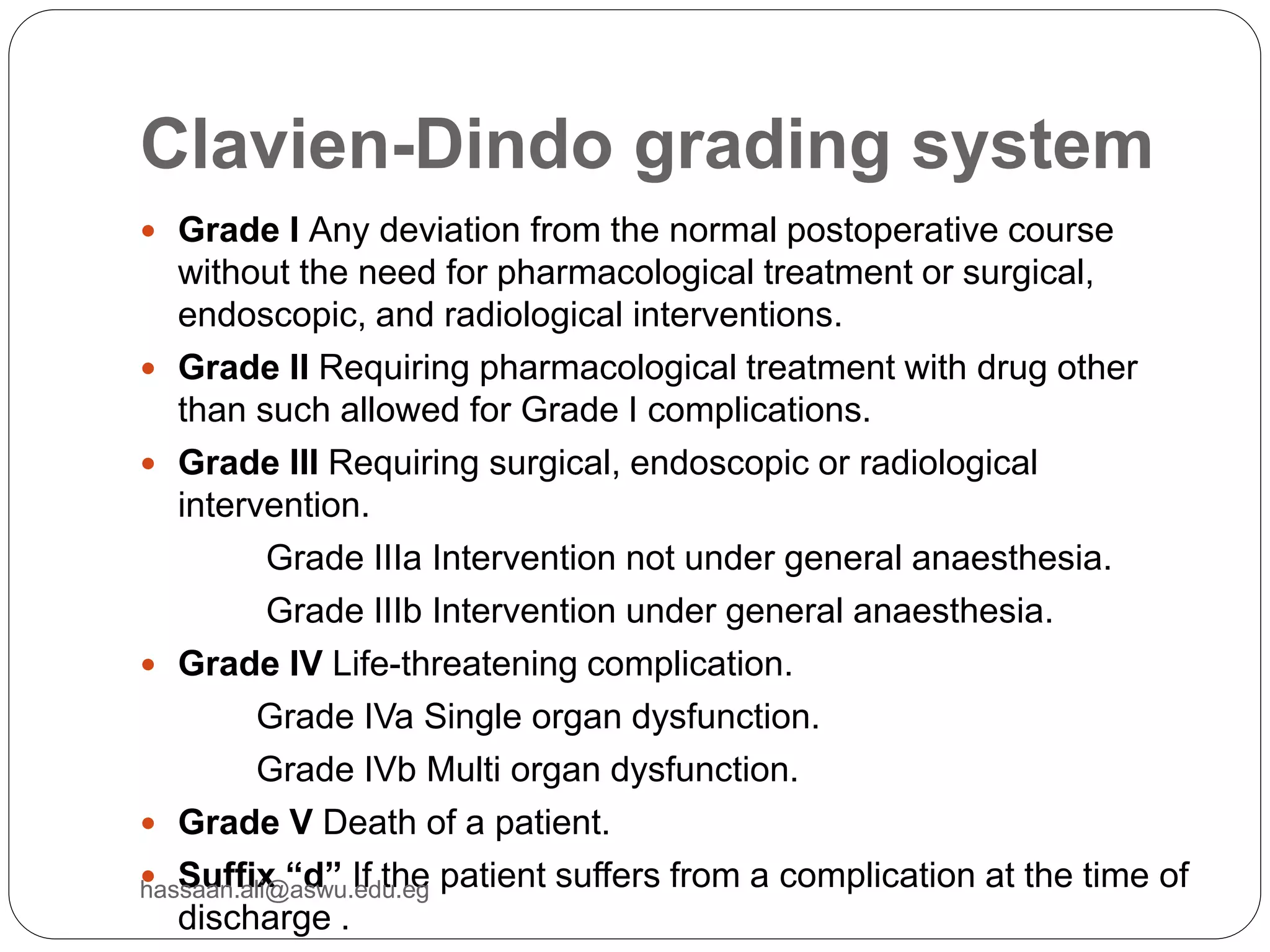 POSTOPRATIVE SURGICAL COMPLICATIONS | PPTX