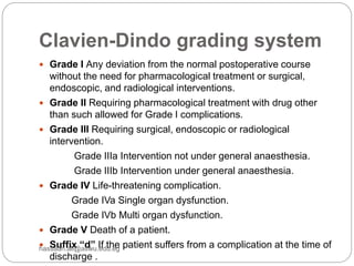 POSTOPRATIVE SURGICAL COMPLICATIONS | PPTX