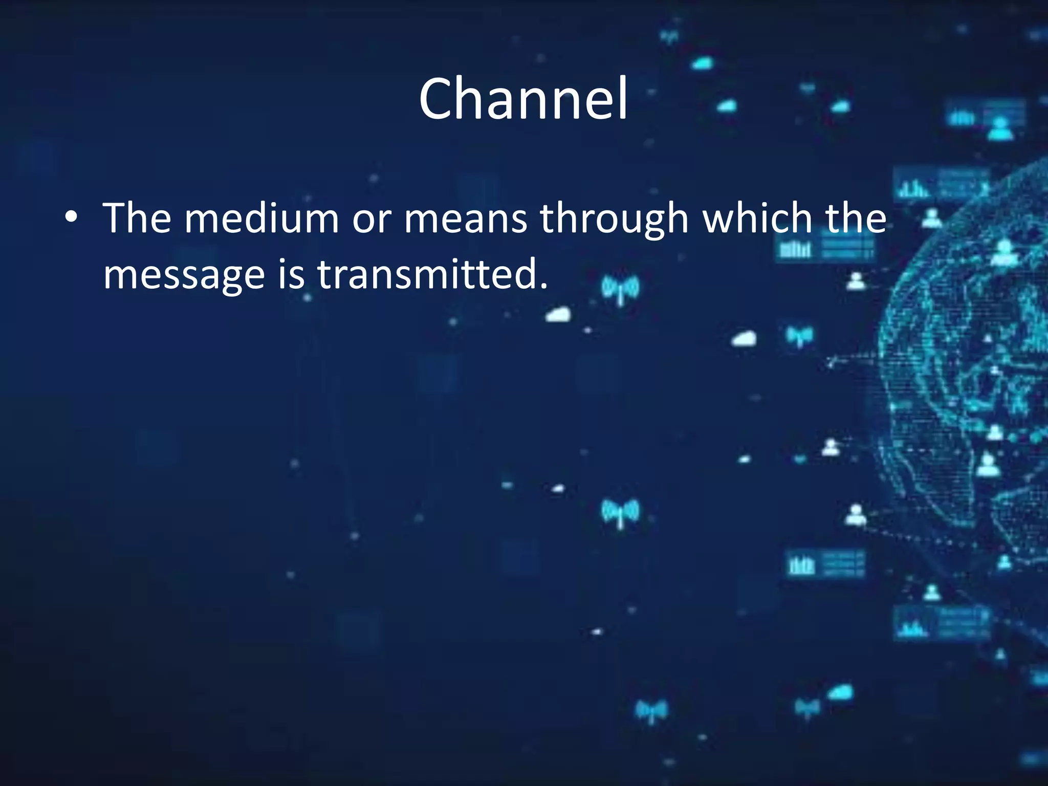 definition and the process of communication | PPTX
