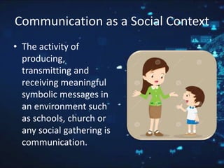 definition and the process of communication | PPTX