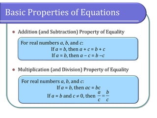 1.1 Linear Equations | PDF