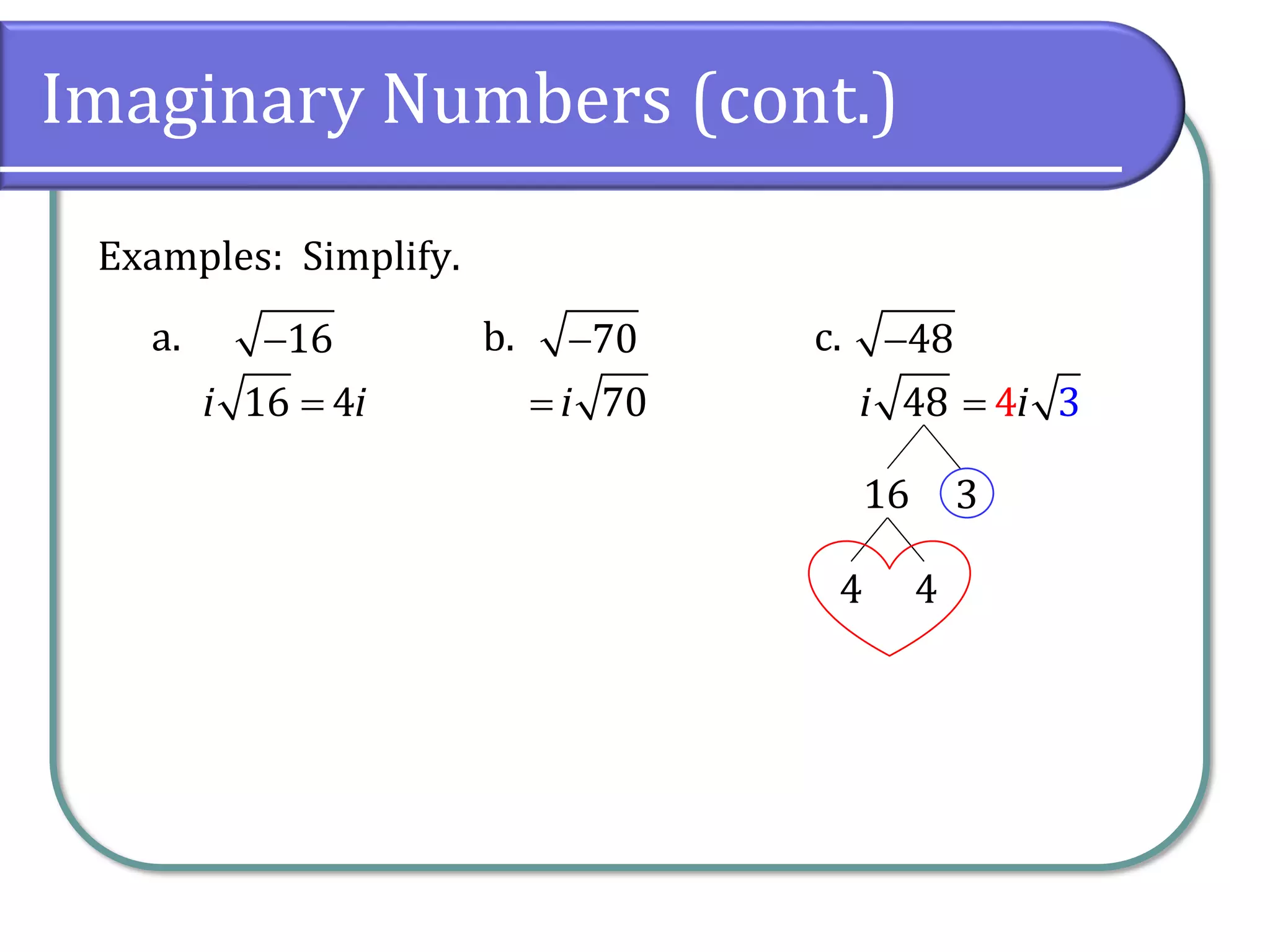 1.3 Complex Numbers | PDF