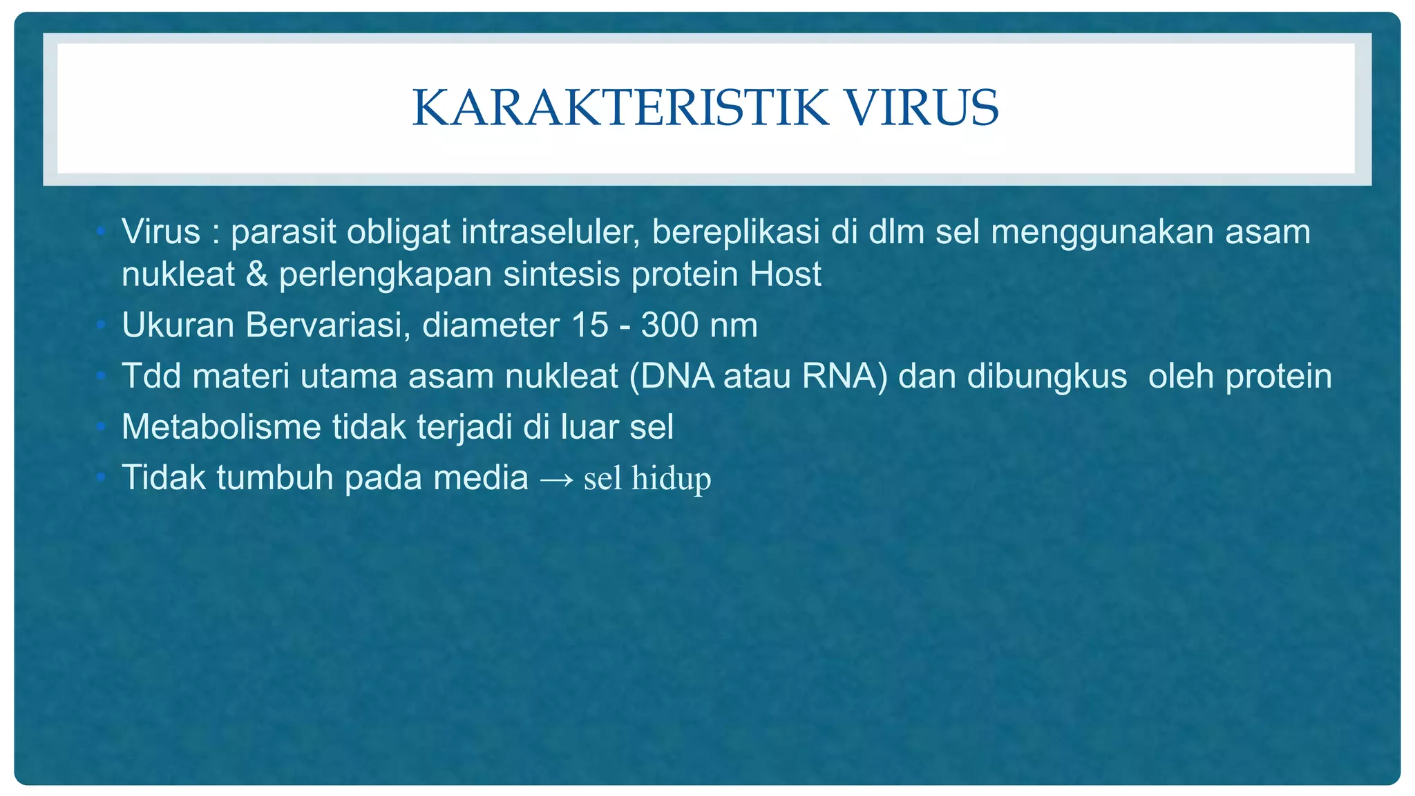 Morfologi virus | PPTX