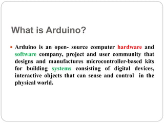 Introduction to Arduino | PPT