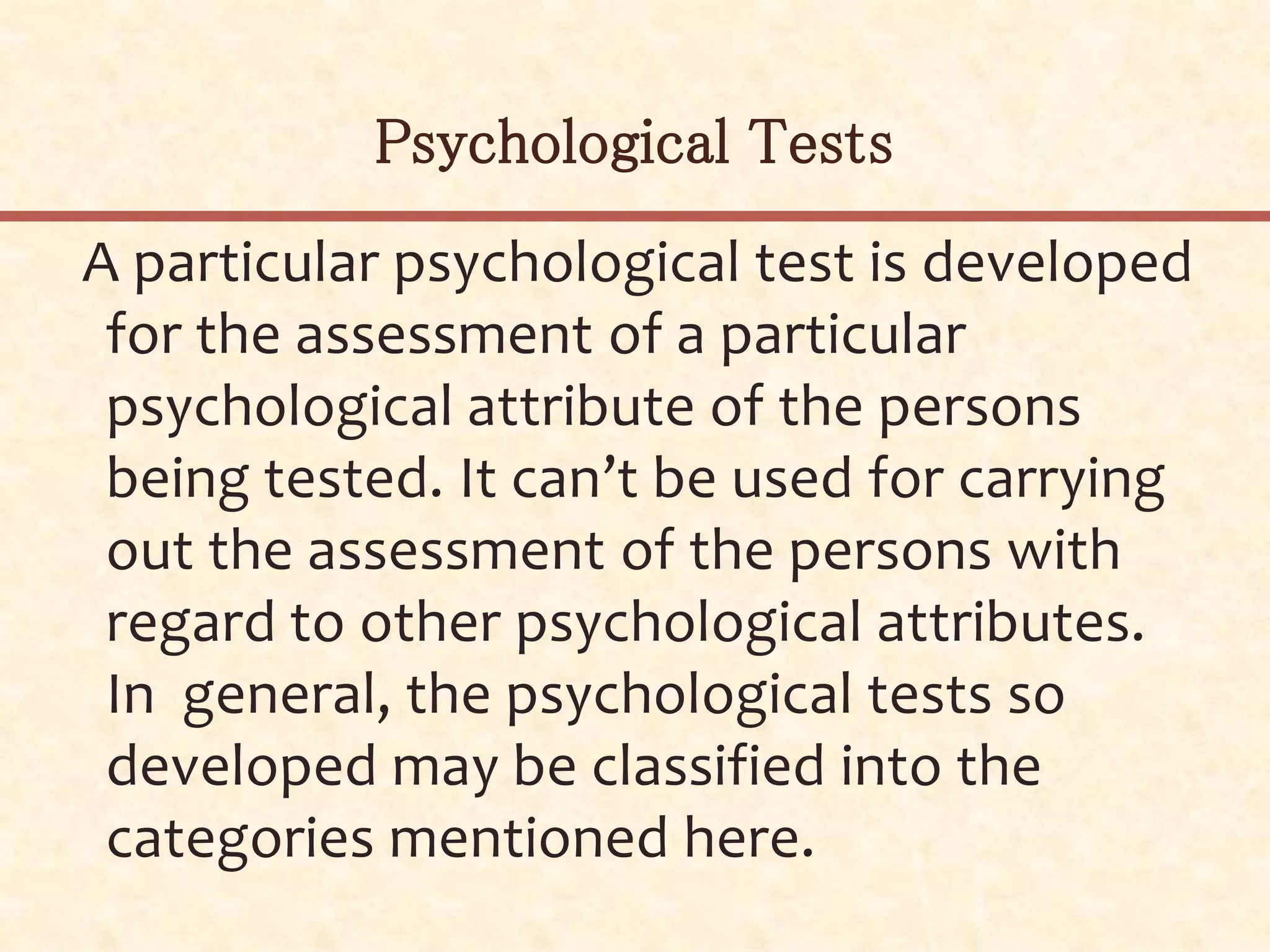1. types of psychological tests by S.Lakshmanan Psychologist | PDF