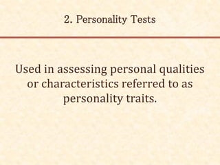 1. types of psychological tests by S.Lakshmanan Psychologist | PDF