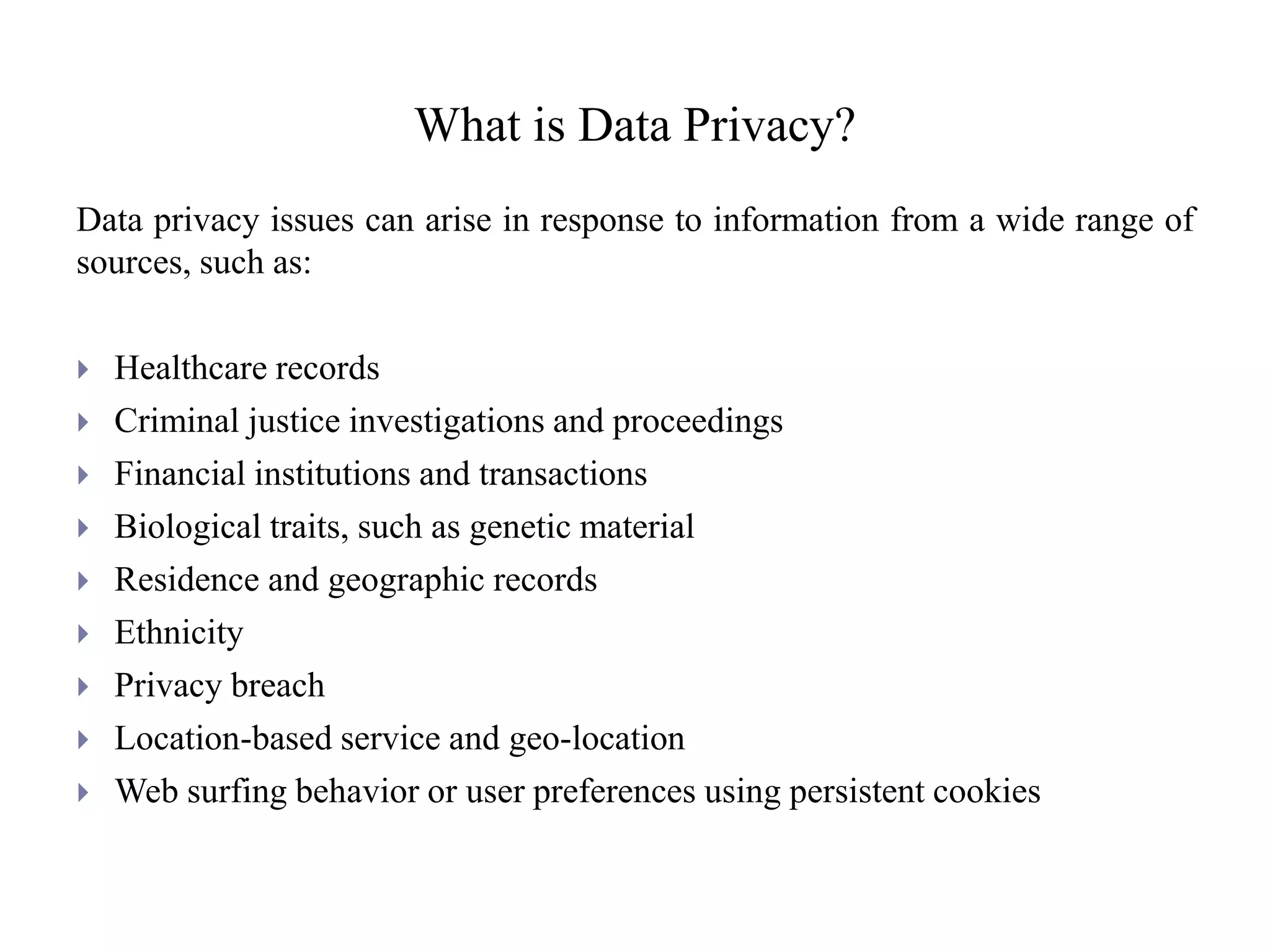Data Privacy Introduction | PPTX