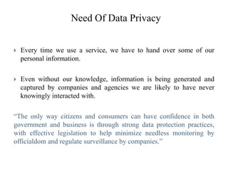 Data Privacy Introduction | PPTX