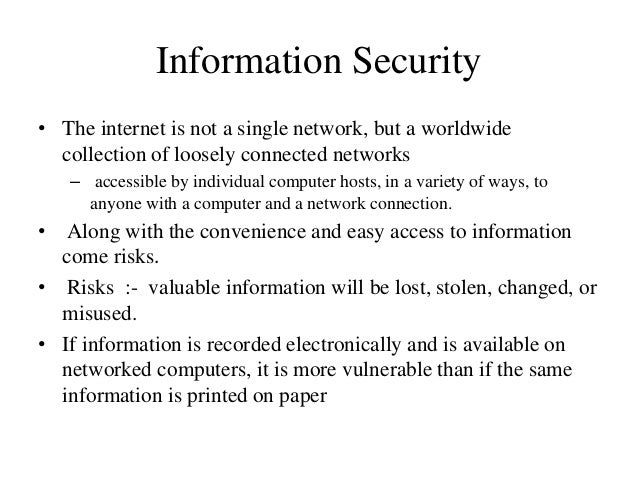 Computer Security Concepts