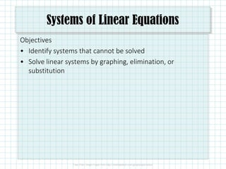 1.2 Systems of Linear Equations | PPT