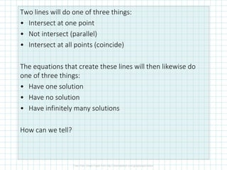 1.2 Systems of Linear Equations | PPT