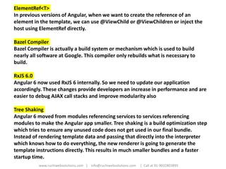 Angular 6 Training with project in hyderabad india | PPT | Free Download