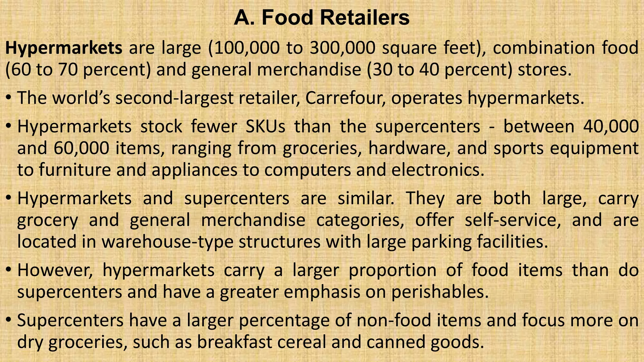 1. Basics of retailing, Types of retailers | PPTX