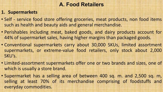 1. Basics of retailing, Types of retailers | PPTX