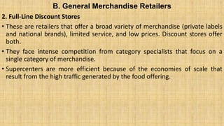 1. Basics of retailing, Types of retailers | PPTX