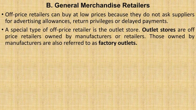 1. Basics of retailing, Types of retailers | PPTX