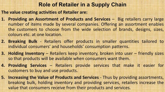 1. Basics of retailing, Types of retailers | PPTX