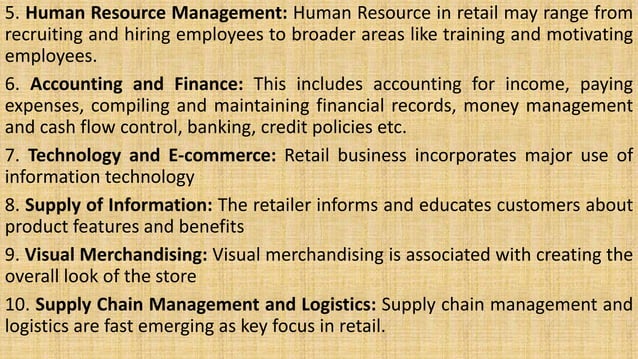 1. Basics of retailing, Types of retailers | PPTX