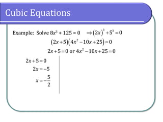 1.4 Quadratic Equations | PPT