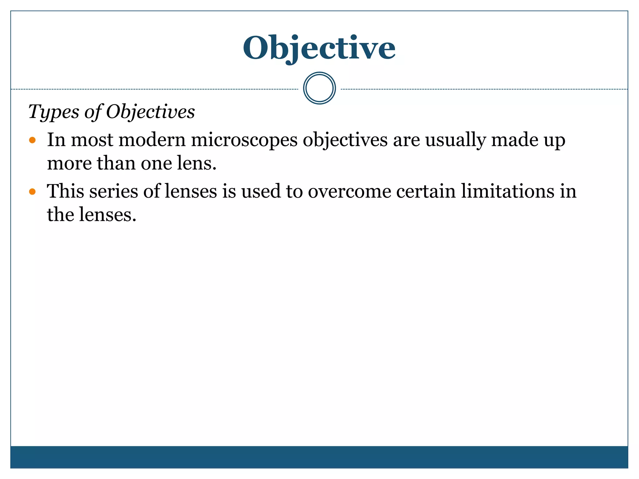basics of microscope - part 1 | PPTX