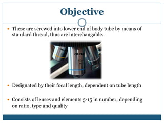 basics of microscope - part 1 | PPTX