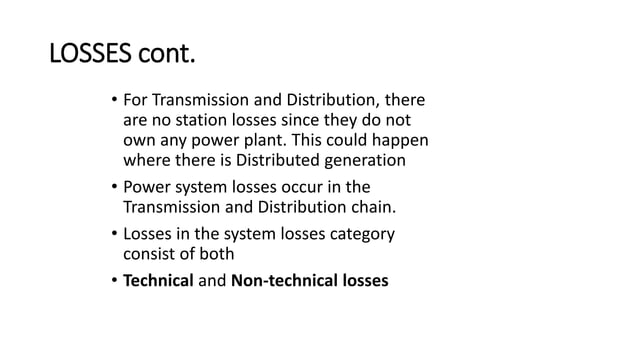 1. power system losses introduction | PDF | Gas and Electric | Home ...