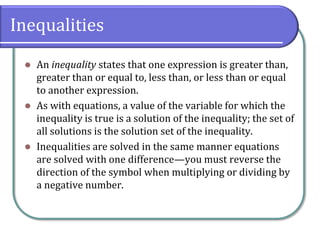 1.7 Inequalities | PDF | Education