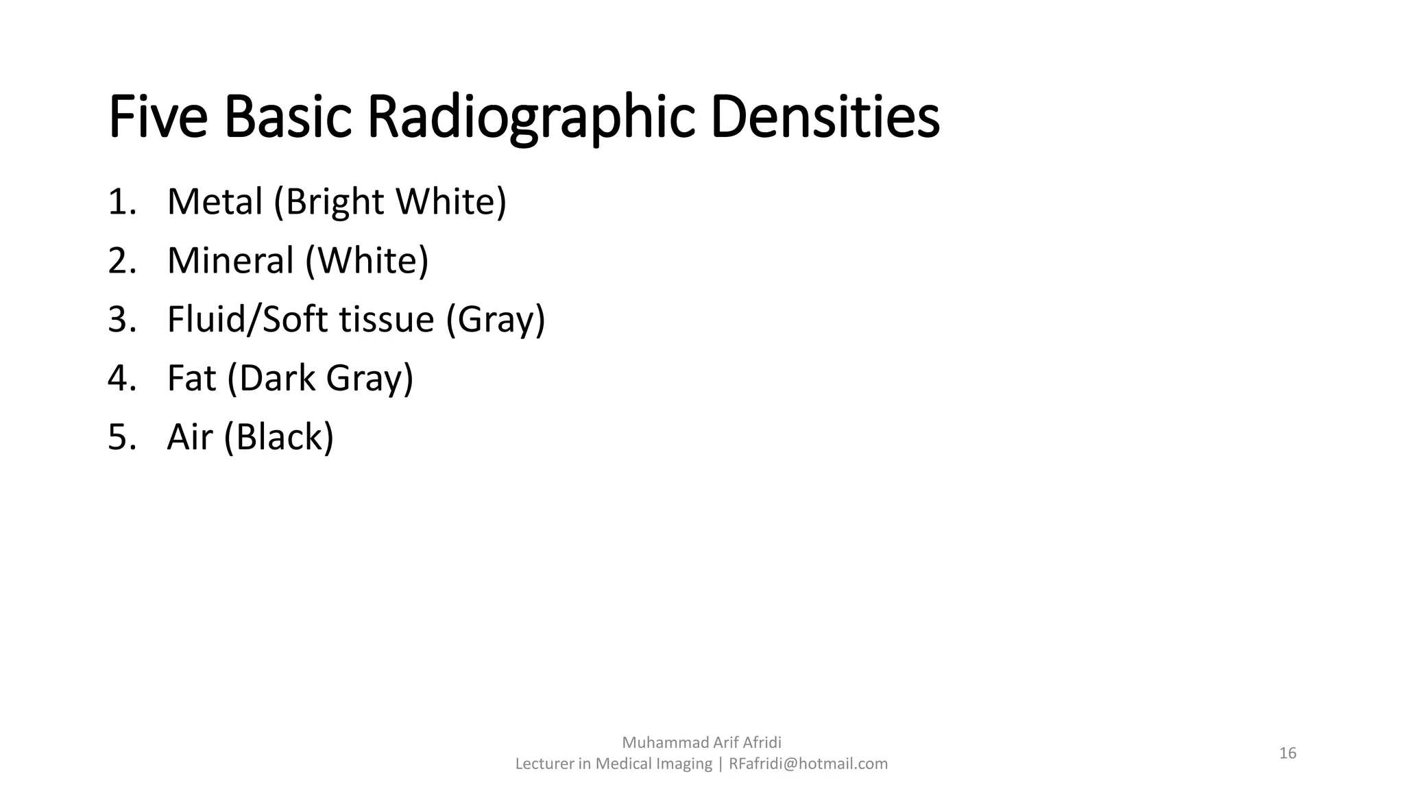 General Consideration of all Radiology (imaging) Modalities | PDF