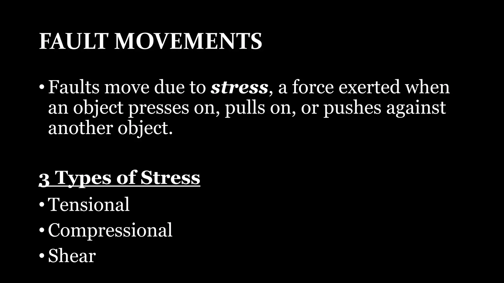 1. Earthquake and Faults | PPTX