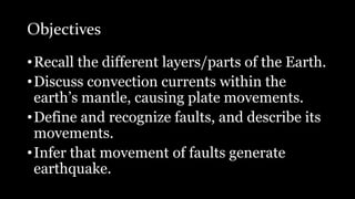 1. Earthquake and Faults | PPTX