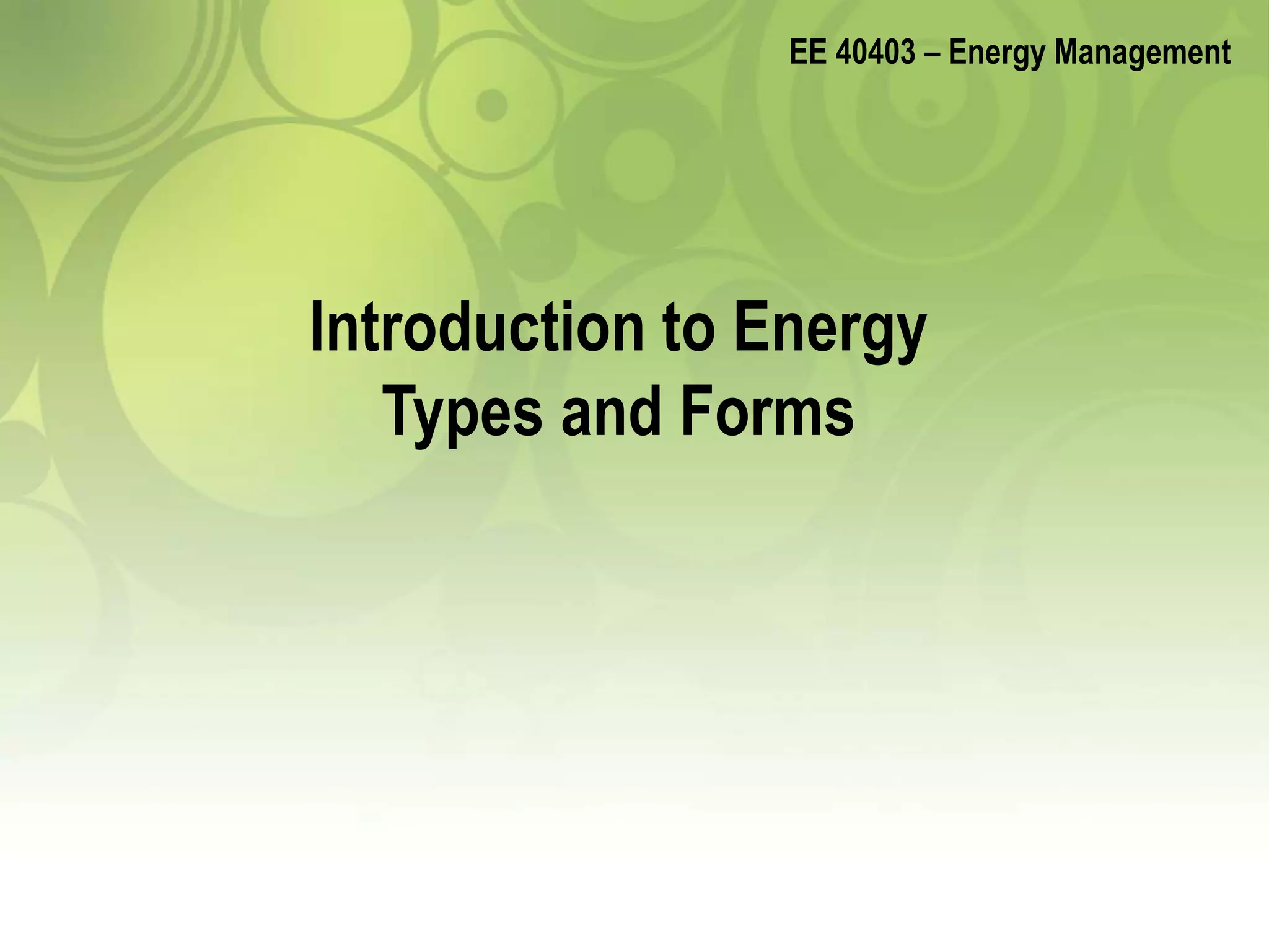1. introduction to energy powerpoint | PPTX